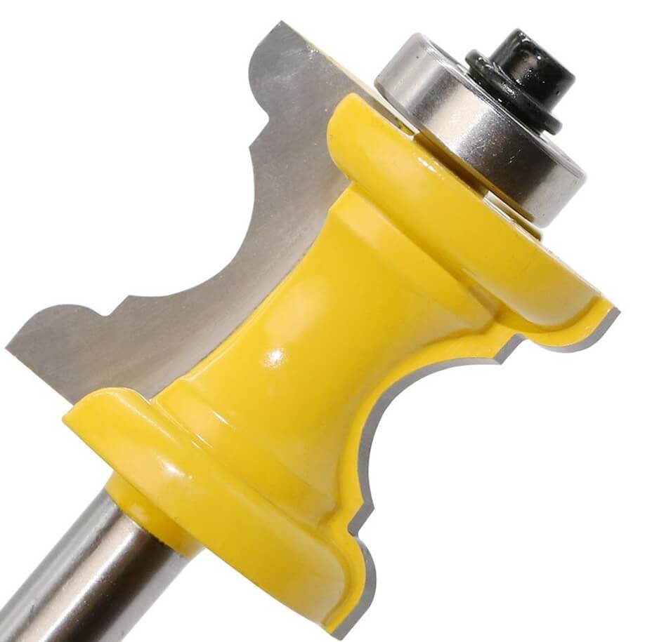 Bullnose with Bead Column/Face Molding Router Bit - M3Tools